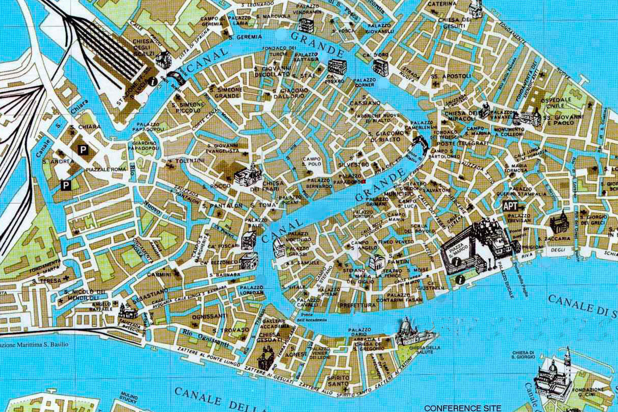 Venice Italy Map With Attractions About Italy Travel Guide | Italy